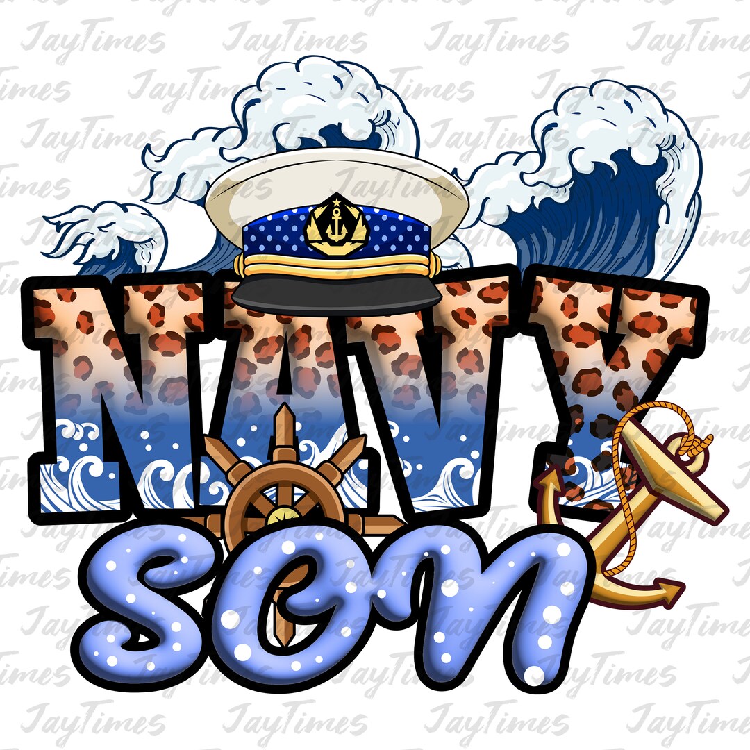Navy Son Sublimation PNG, Anchor Spn Png, Son Sublimate Png, Proud Navy ...