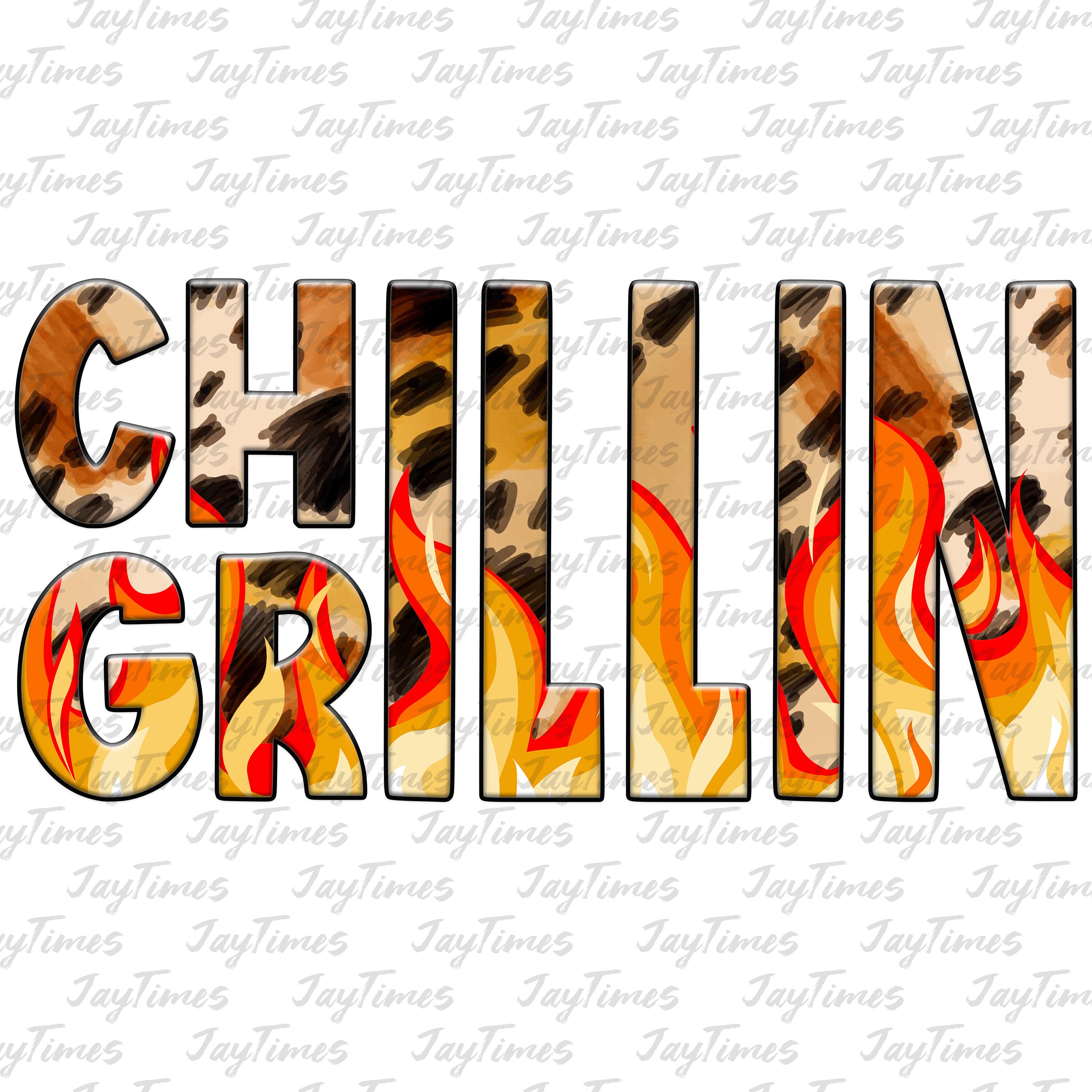 Chillin and Grillin Png, Father Bbq Sublimation Download, Western Bbg ...