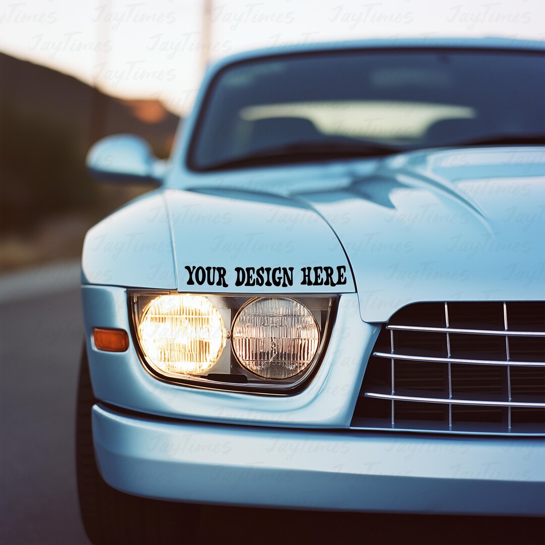 Car Front Mockup, Front View Mocks, Car Sticker Mock-up, Car Front ...