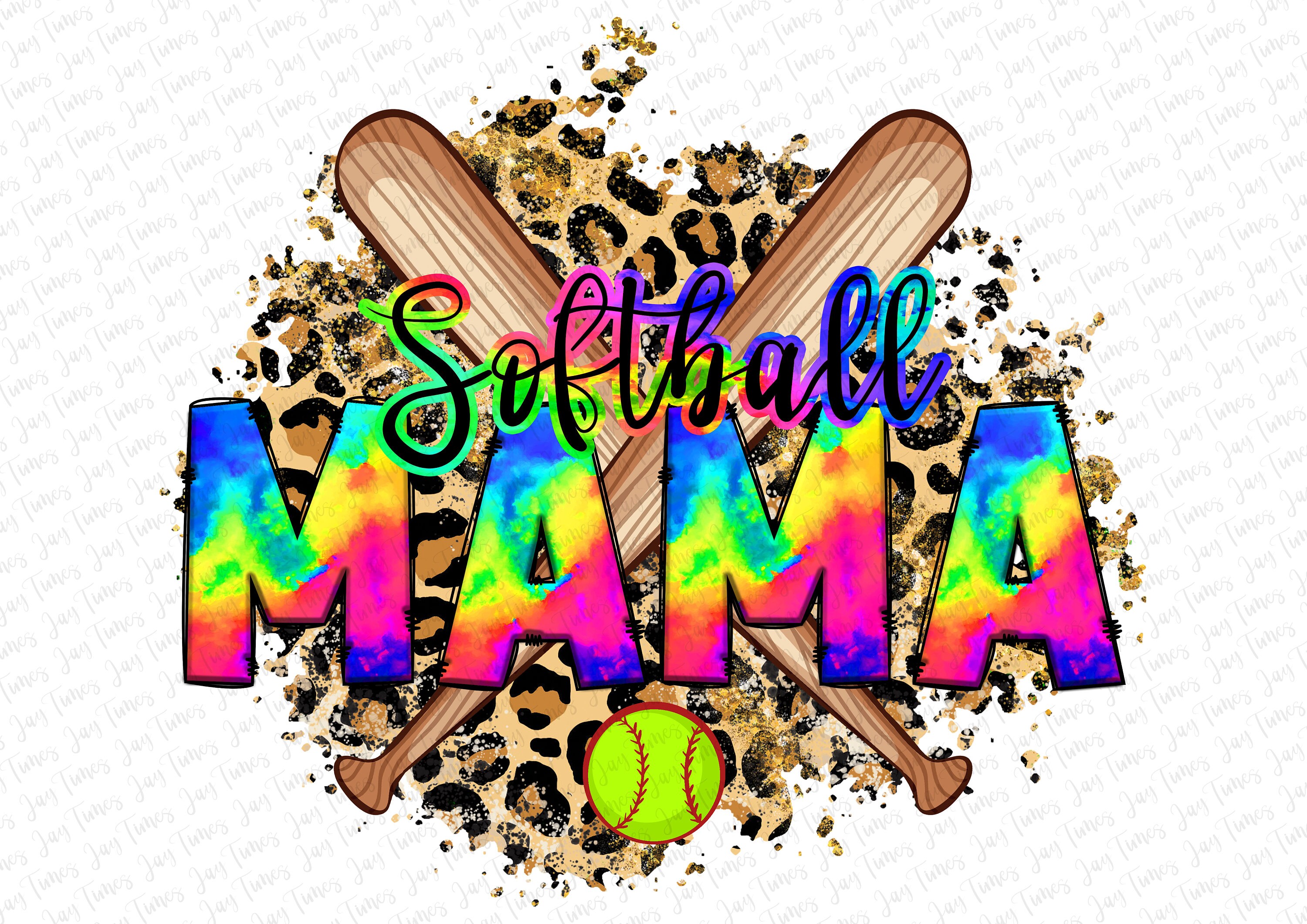 Softball Mama Png File, Instant Download Mothers Day Sublimation Design ...