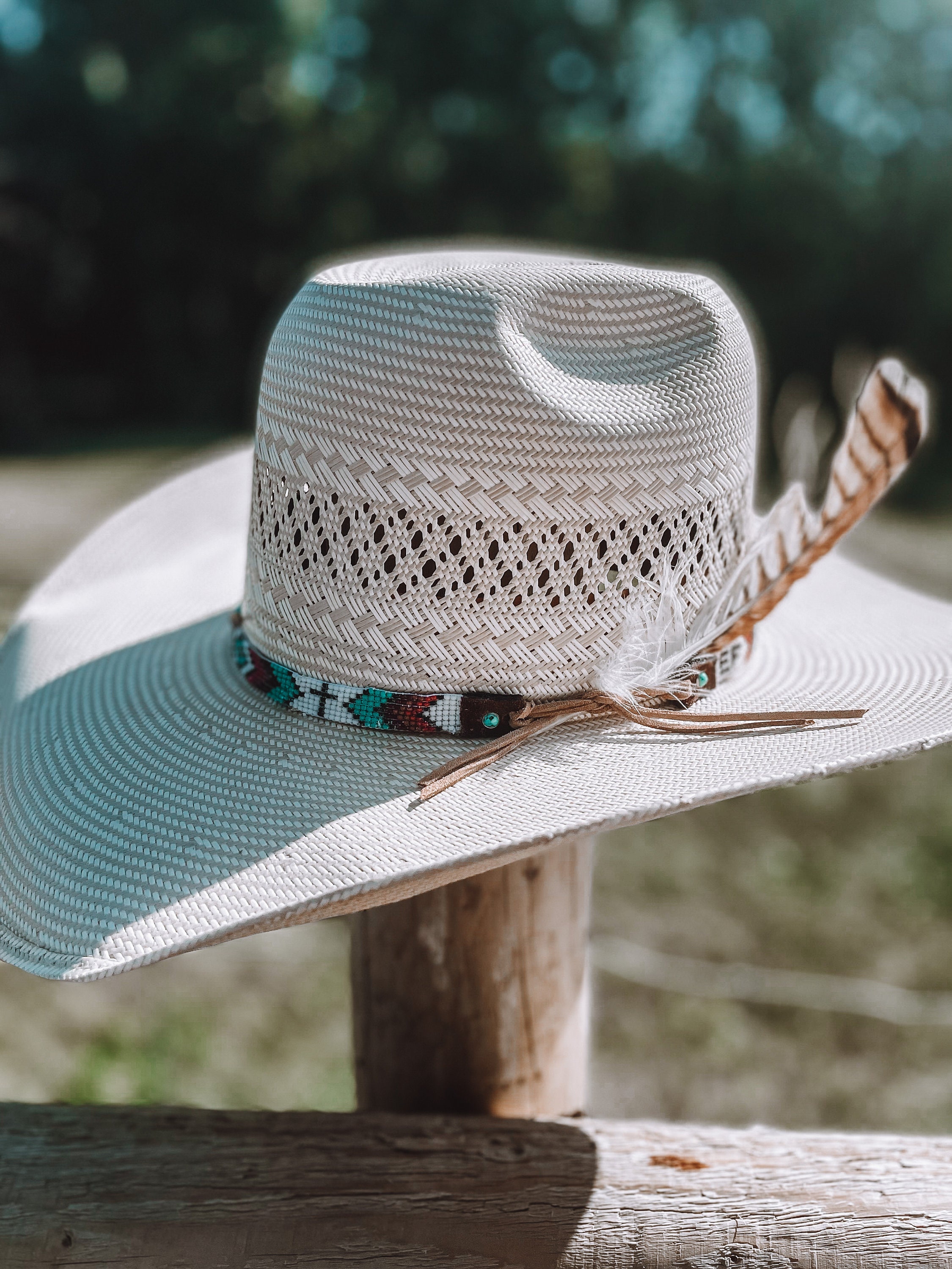 Thin Beaded Hatbands / Cowboy Hat Bands / Hat Bands / Beaded Hatband ...
