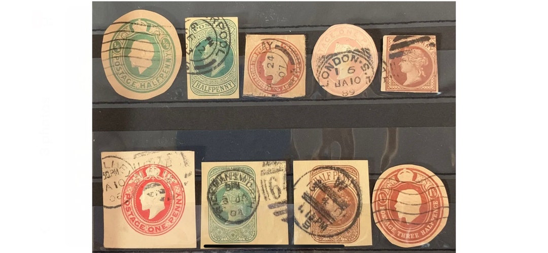 RARE EMBOSSED STAMPS Queen Victoria Etc. 04270922 - Etsy