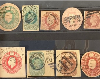 Rare Embossed Stamps Queen Victoria Etc 03270922 - Etsy