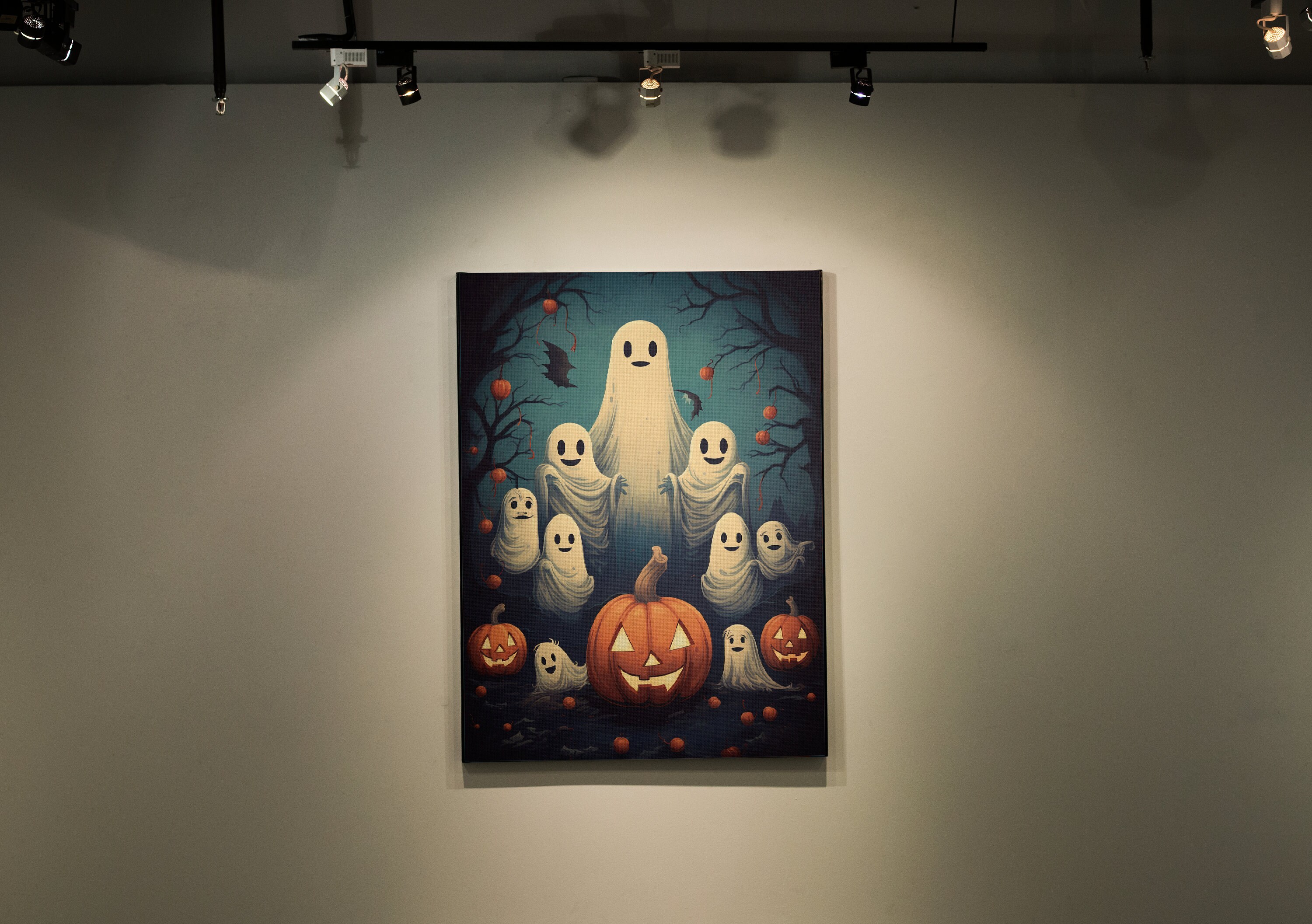 Ghost Family, Cute Halloween, Ghost Art Prints, Fall Art Prints ...
