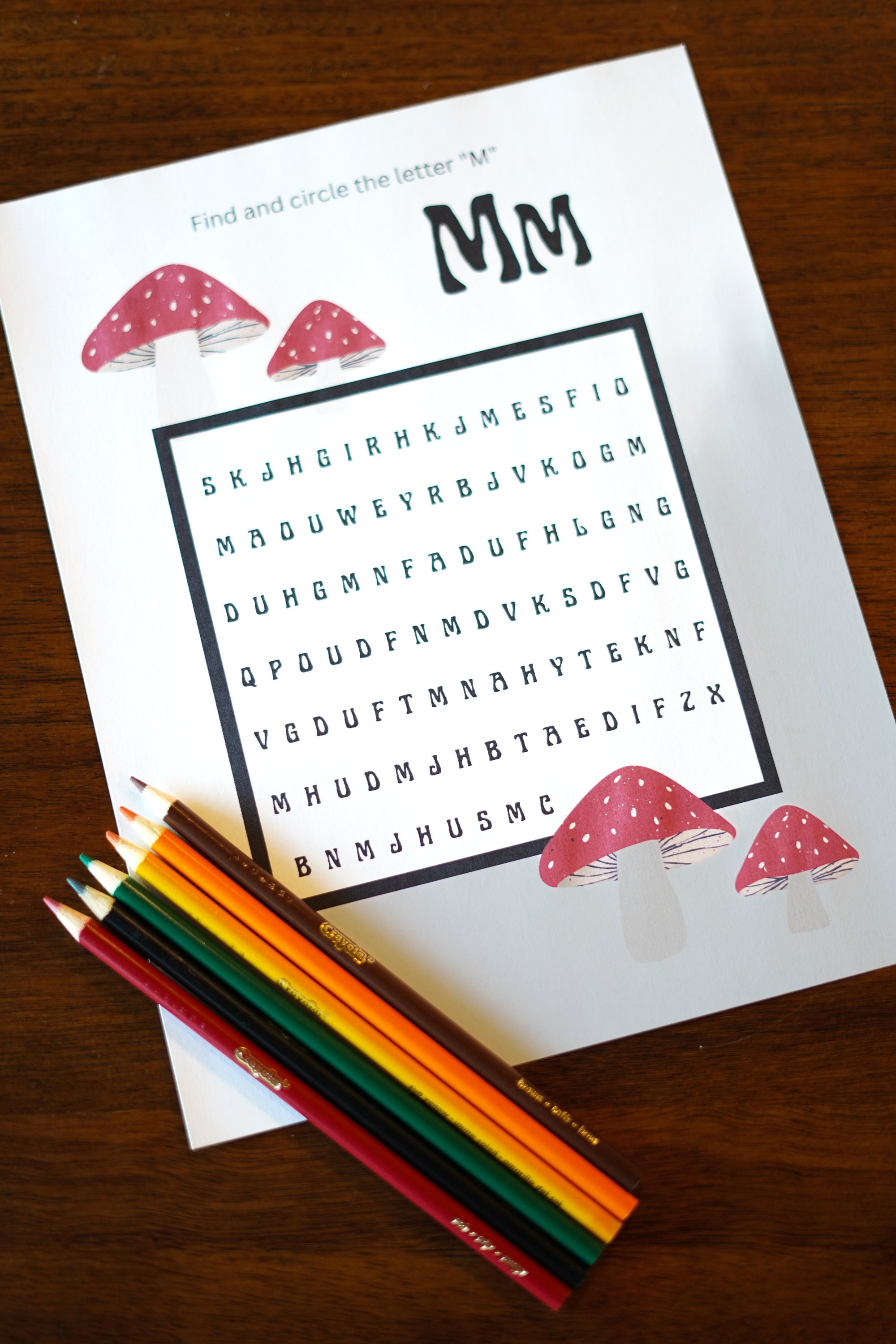 Homeschool Letter 'm" Worksheet - Etsy