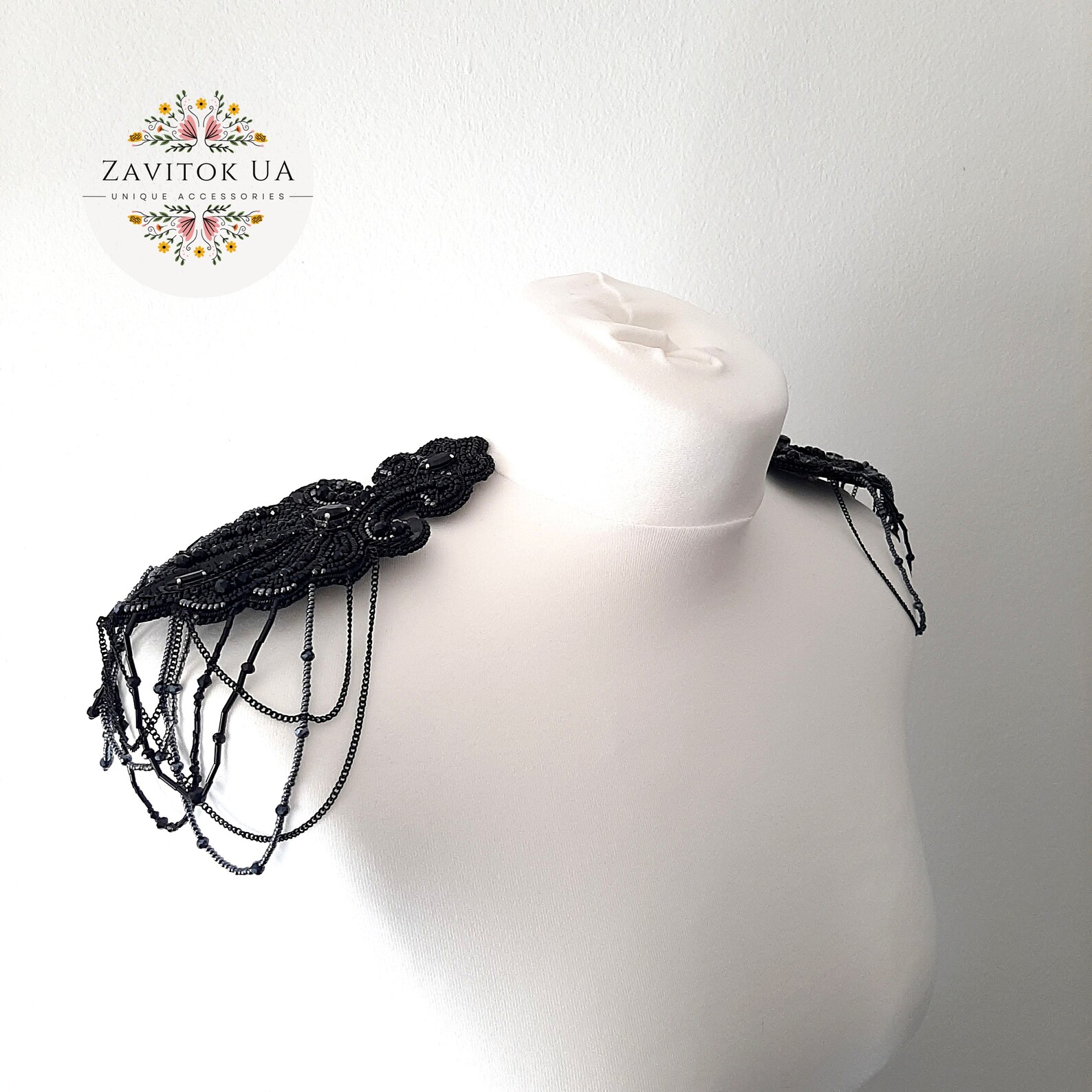 Beaded Epaulettes Shoulder Pad Straps Jacket Accessories. Festival ...