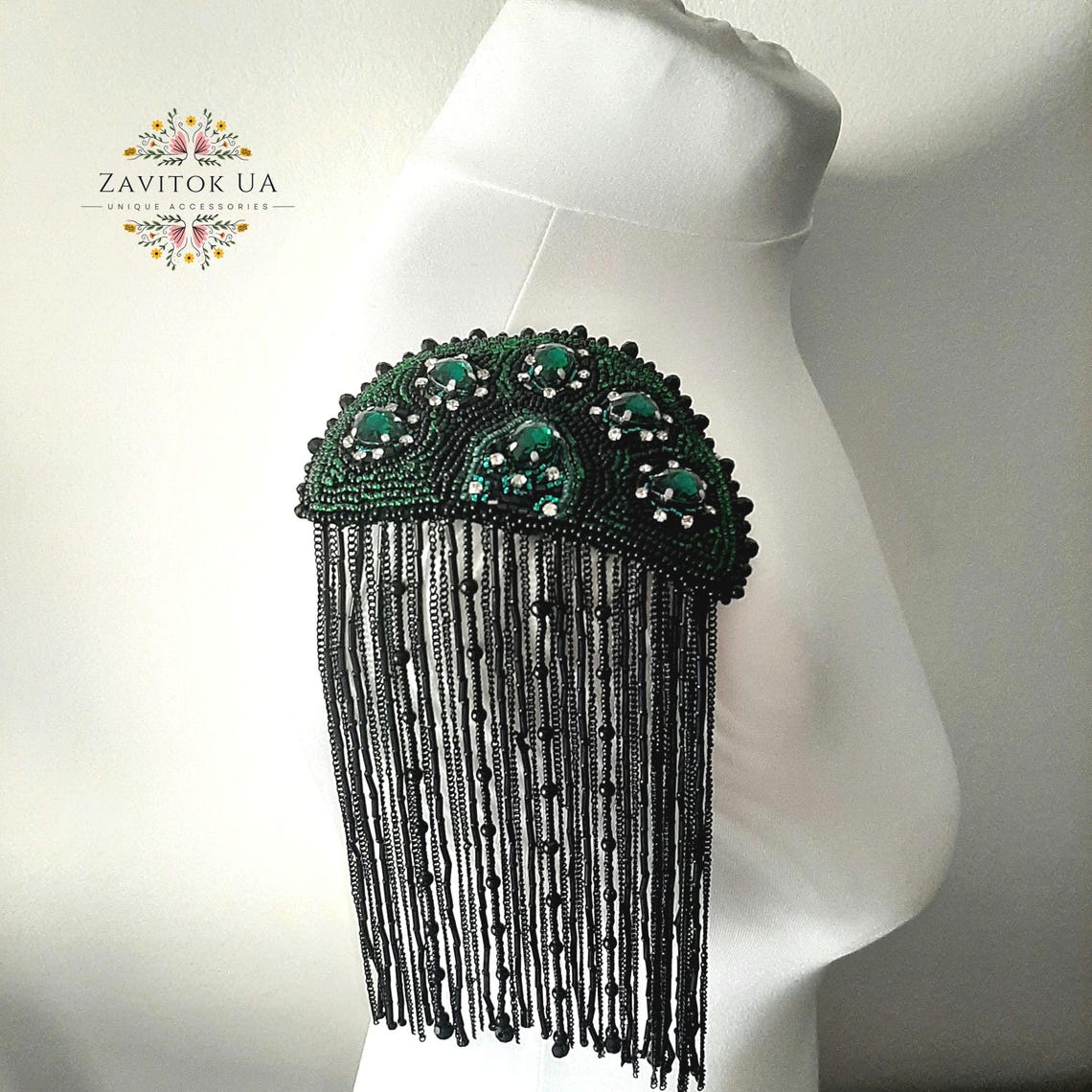 Shoulder Accessories/festival Fashion Look/beaded Rhinestone Epaulettes ...