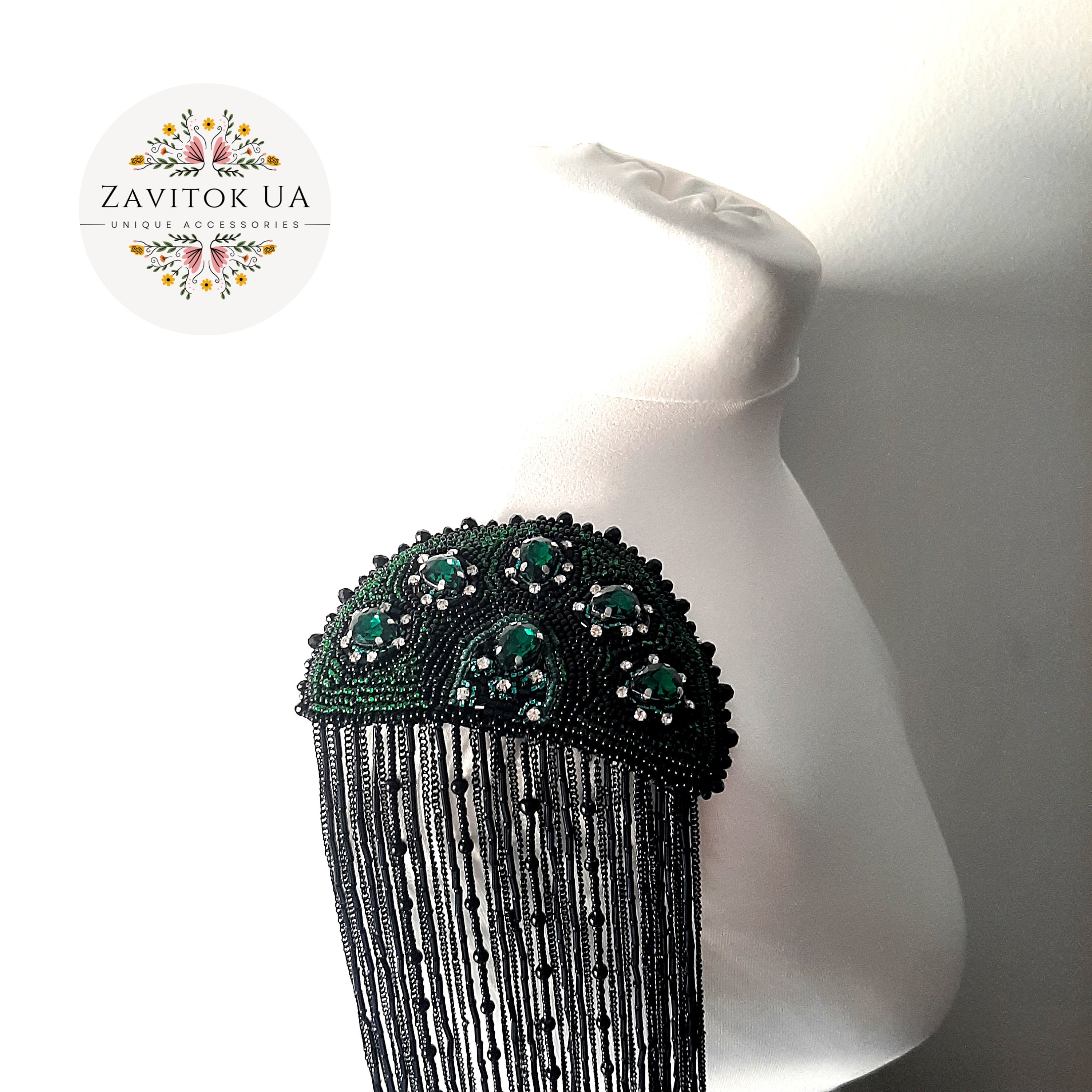 Shoulder Accessories/festival Fashion Look/beaded Rhinestone Epaulettes ...