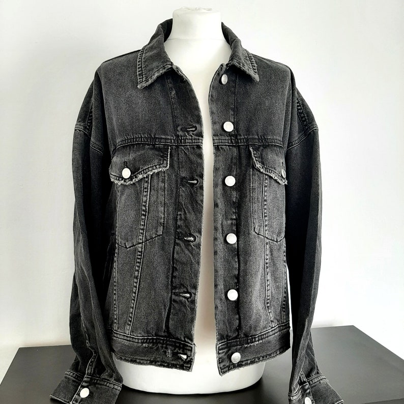 Embroidered Beaded Jean Embellish Jacket. Statement Denim Jacket ...