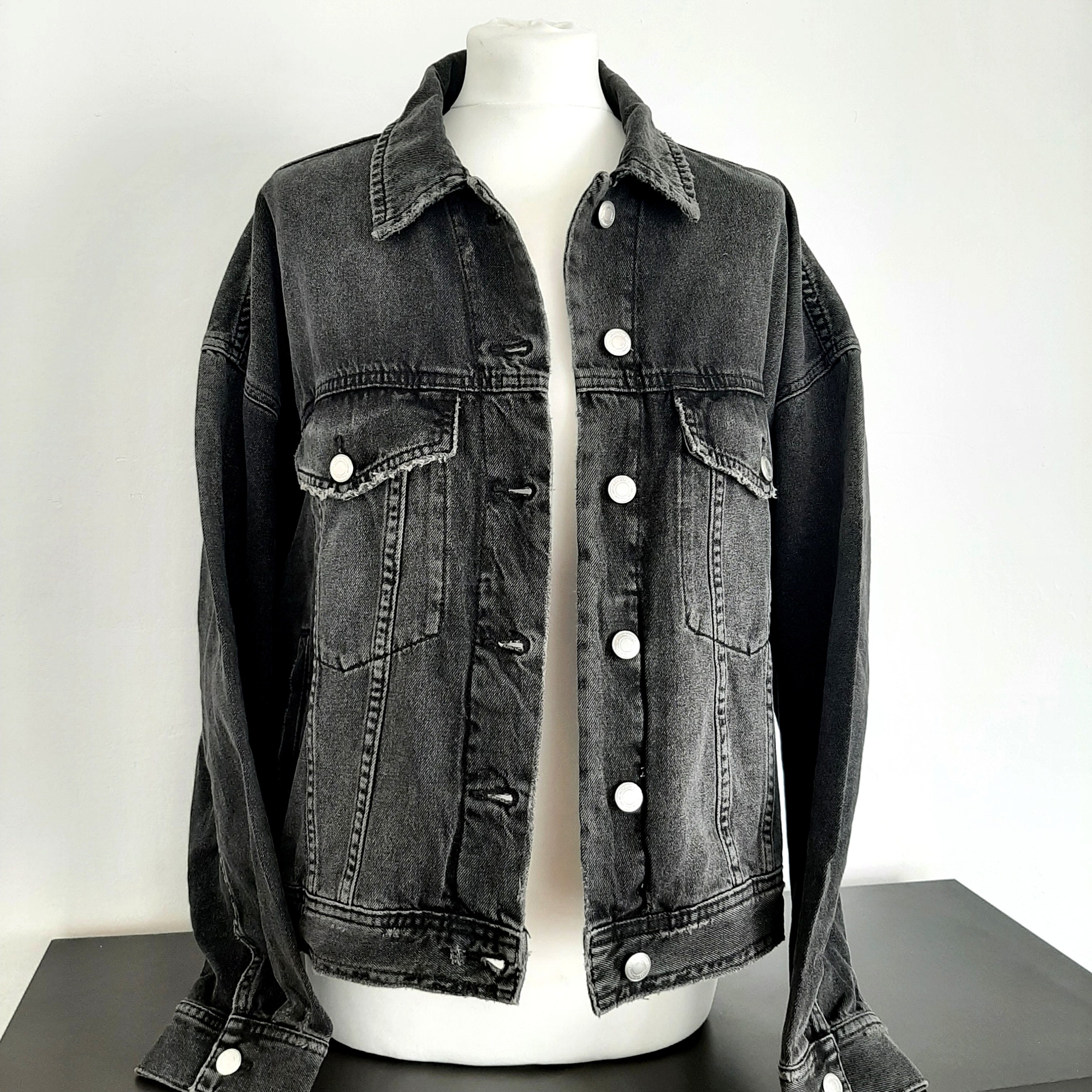 Embroidered Beaded Jean Embellish Jacket. Statement Denim Jacket ...