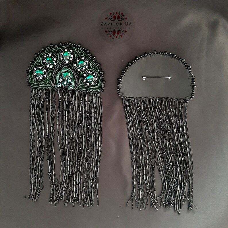 Shoulder Accessories/festival Fashion Look/beaded Rhinestone Epaulettes ...