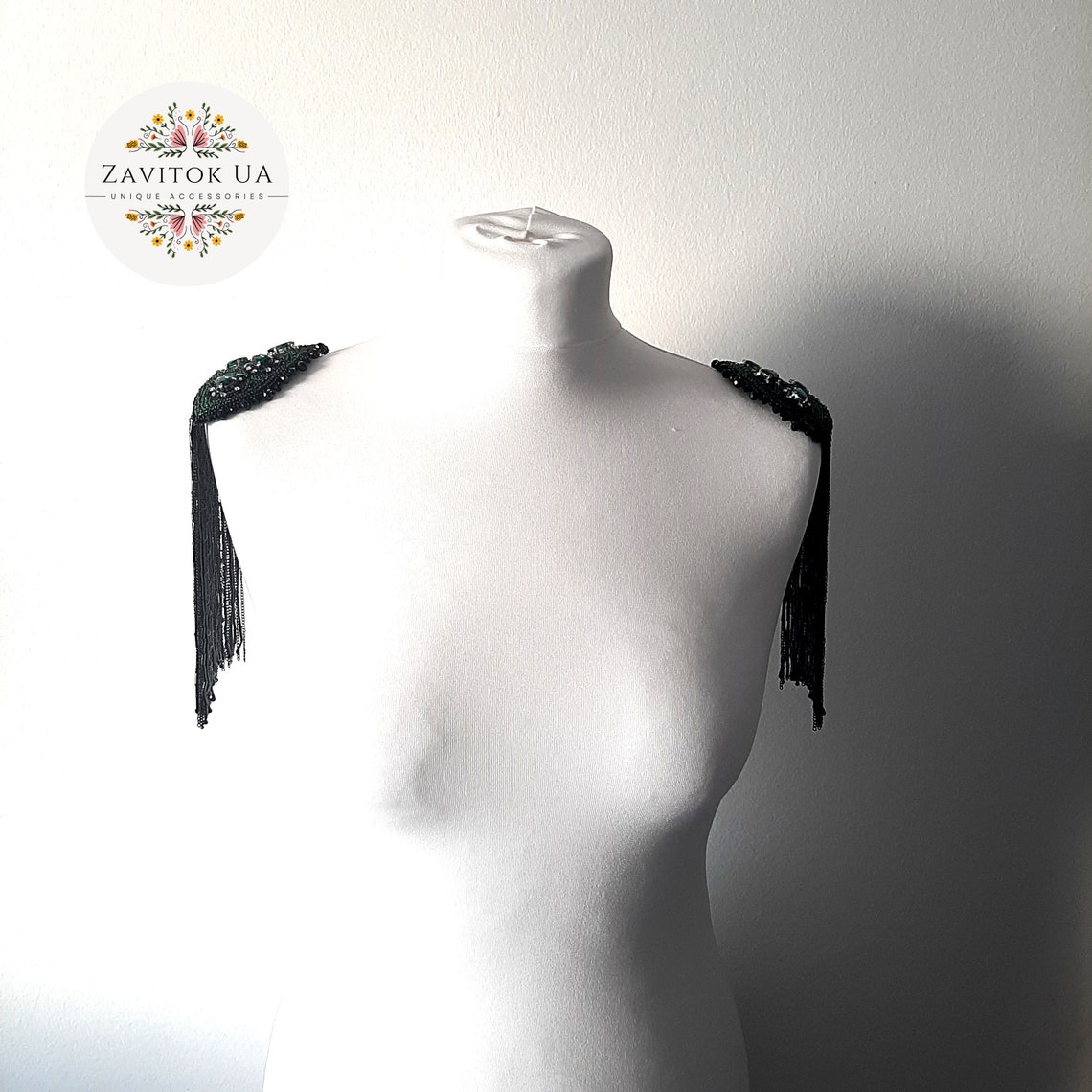 Shoulder Accessories/festival Fashion Look/beaded Rhinestone Epaulettes ...