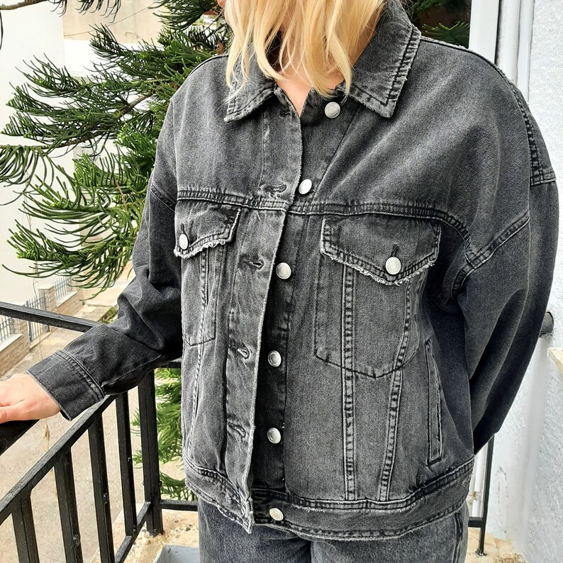 Embroidered Beaded Jean Embellish Jacket. Statement Denim Jacket ...