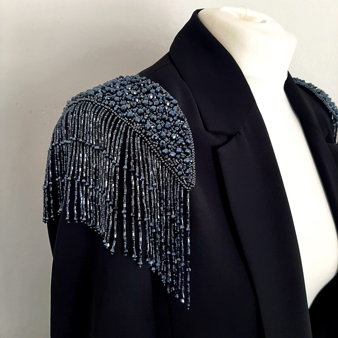 Beaded Shoulders Epaulettes Shoulder Straps Accessories Fringed ...