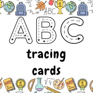 Abc's, Tracing, Upper and Lower Case Alphabet, Digital Download ...