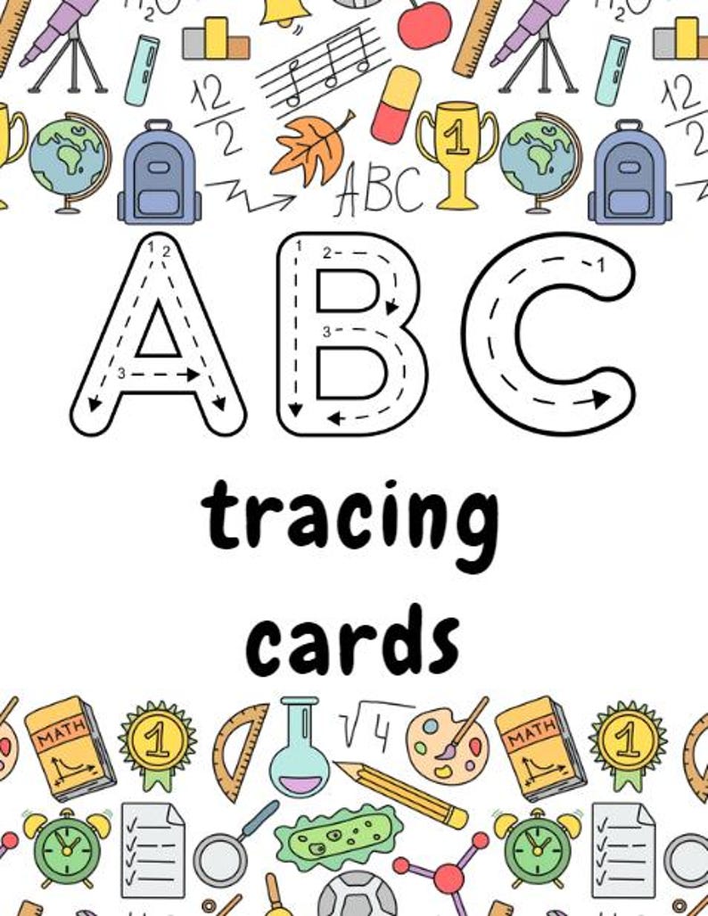 Abc's, Tracing, Upper and Lower Case Alphabet, Digital Download ...