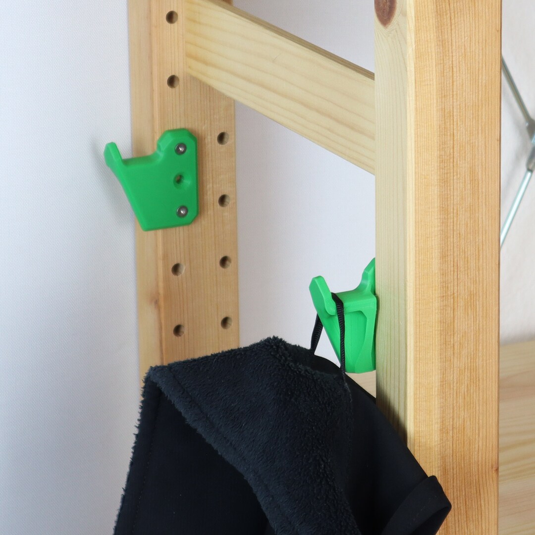 IKEA IVAR Hook for Shelf Post Side: Slim, Short and Stable as Right and ...