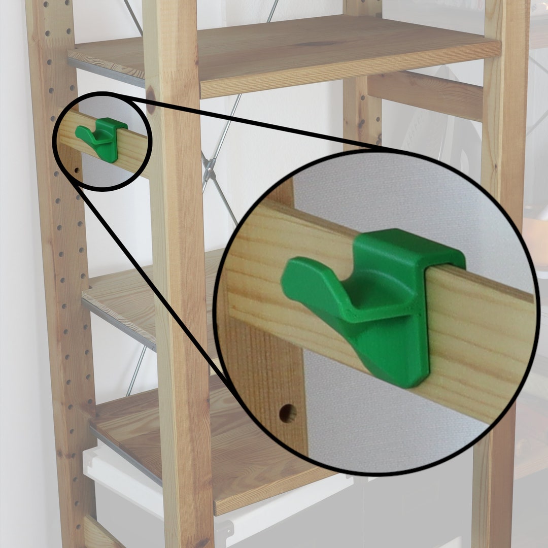 Hook for Ikea Ivar Shelf Side Part: Wide, Short and Stable - Etsy