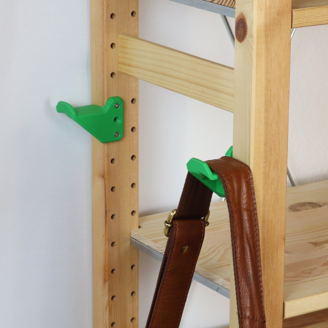 Hooks for Ikea Ivar Shelf Posts Sideways: Wide, Long and Stable as ...
