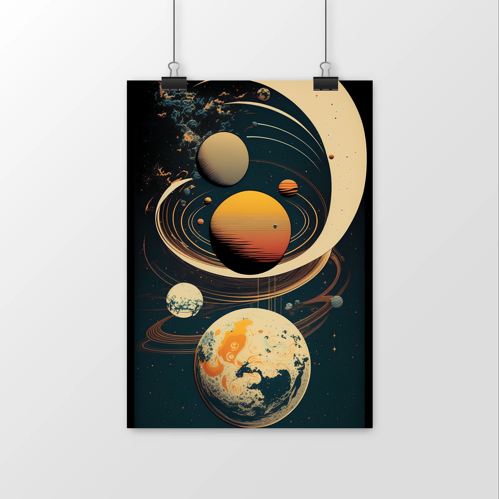 Japanese Poster - "80's Space System" | Japanese Poster | Space Wall ...