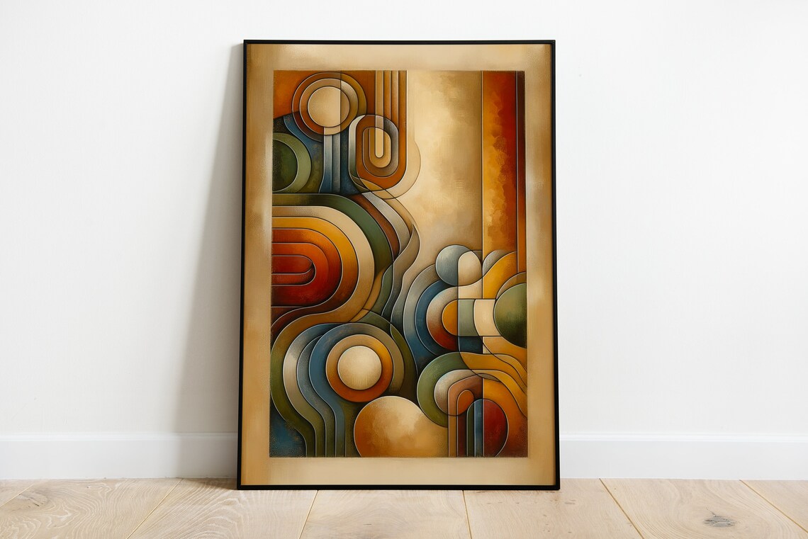 Contemporary Abstract Art Poster 