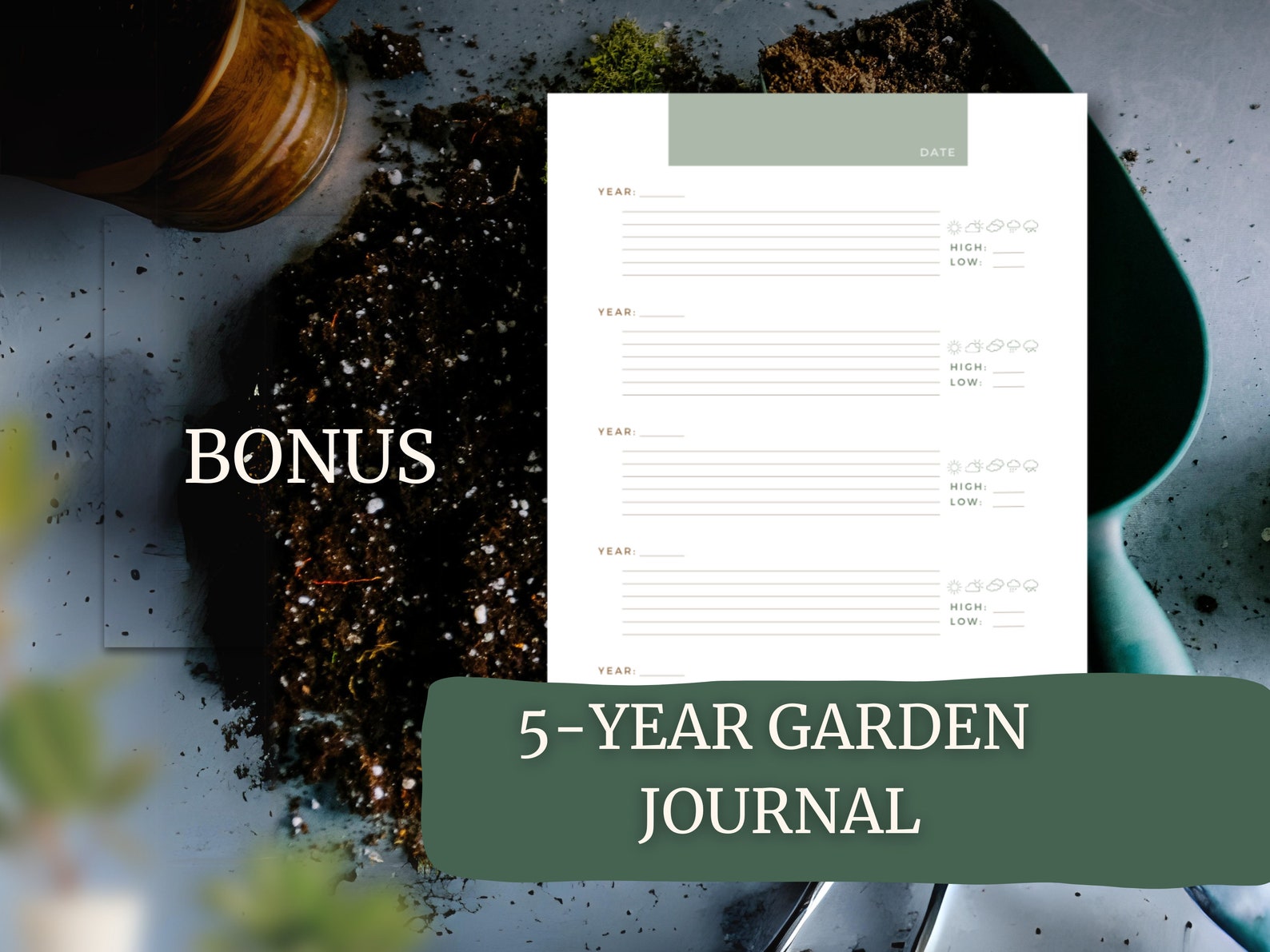 Seed Starting Sheet and Seed Catalogue for Organizing | Printable PDF ...