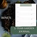 Seed Starting Sheet and Seed Catalogue for Organizing | Printable PDF ...