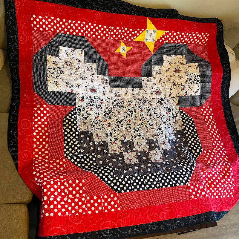 Mickey Quilt Pattern - Etsy