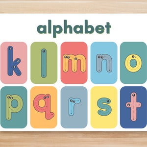 Lowercase Alphabet Mat - Etsy