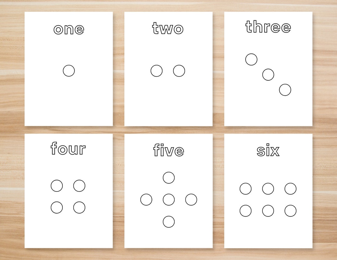 Math Dot Flashcards - Etsy