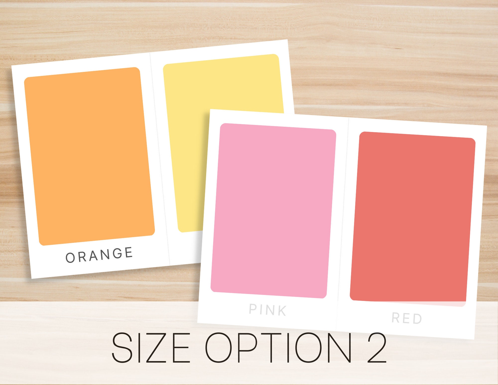 Color Flashcards - Etsy