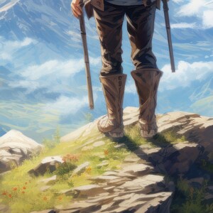 Printable Female Poster Hero Journey Wall Art Woman Adventure Home ...