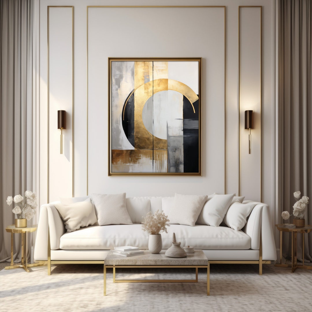 Printable Abstract Gold Wall Art Gold Texture Home Decor Gold Abstract ...