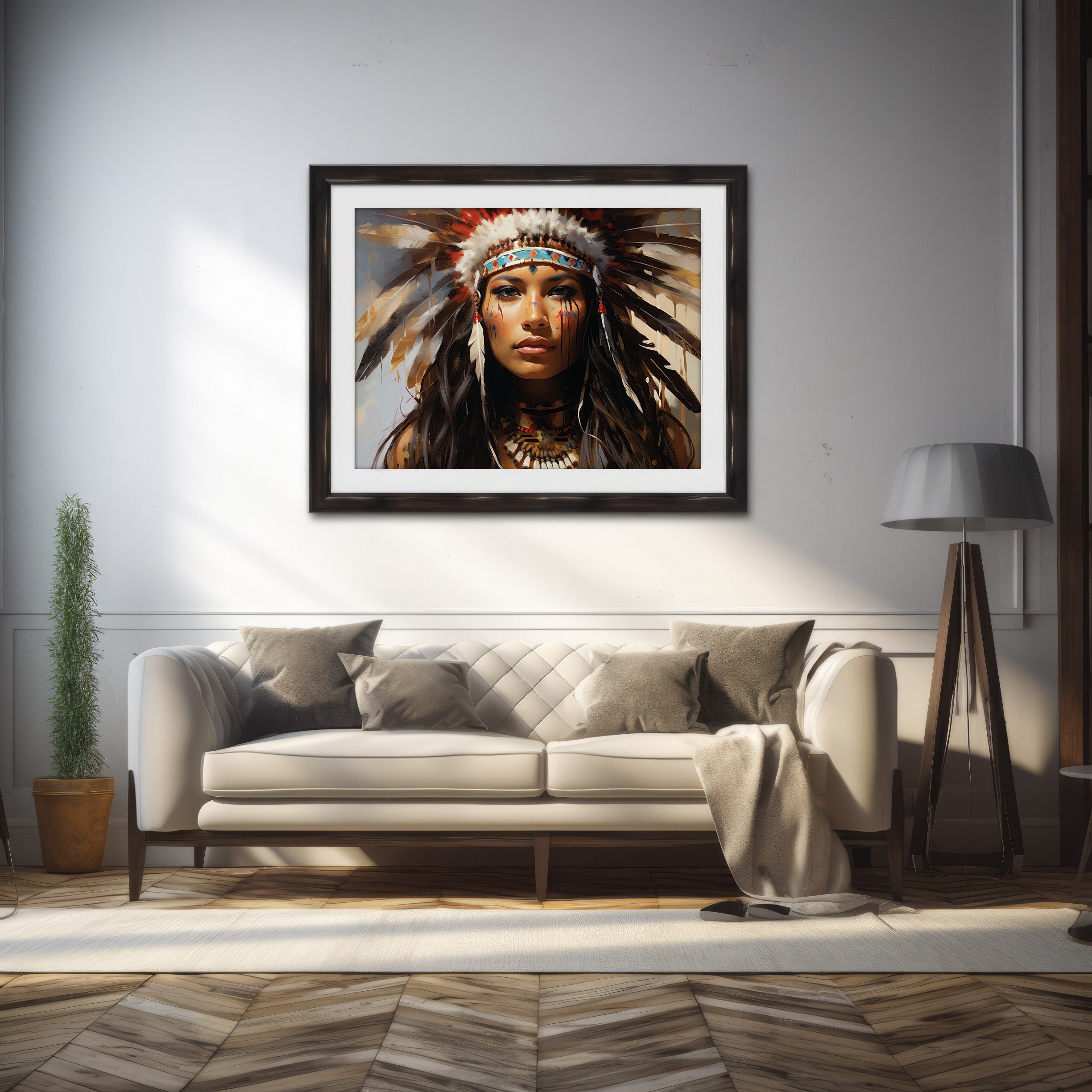 Printable Beautiful Native American Girl Poster Indian Girl - Etsy