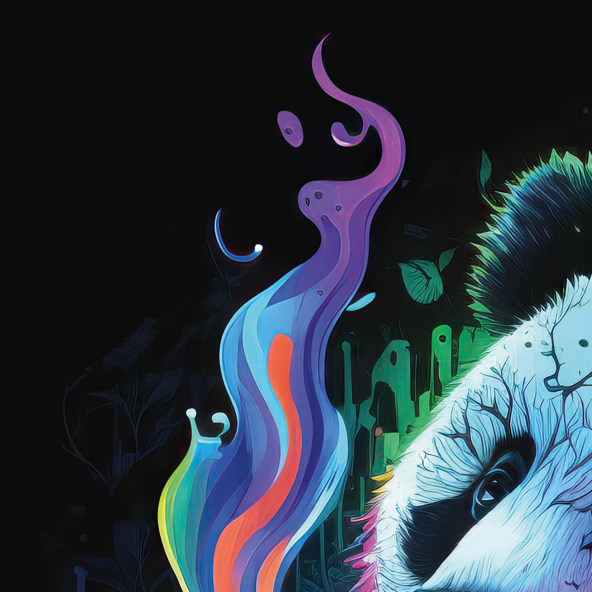 Printable Panda Poster Party Panda Wall Art Funny Animal Home Decor ...