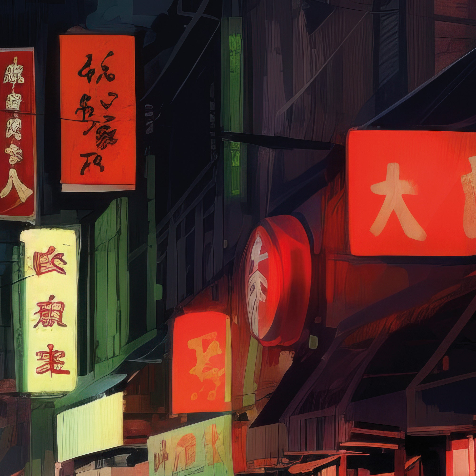 Printable Tokyo Street Wall Art Tokyo Digital Download Poster Tokyo ...