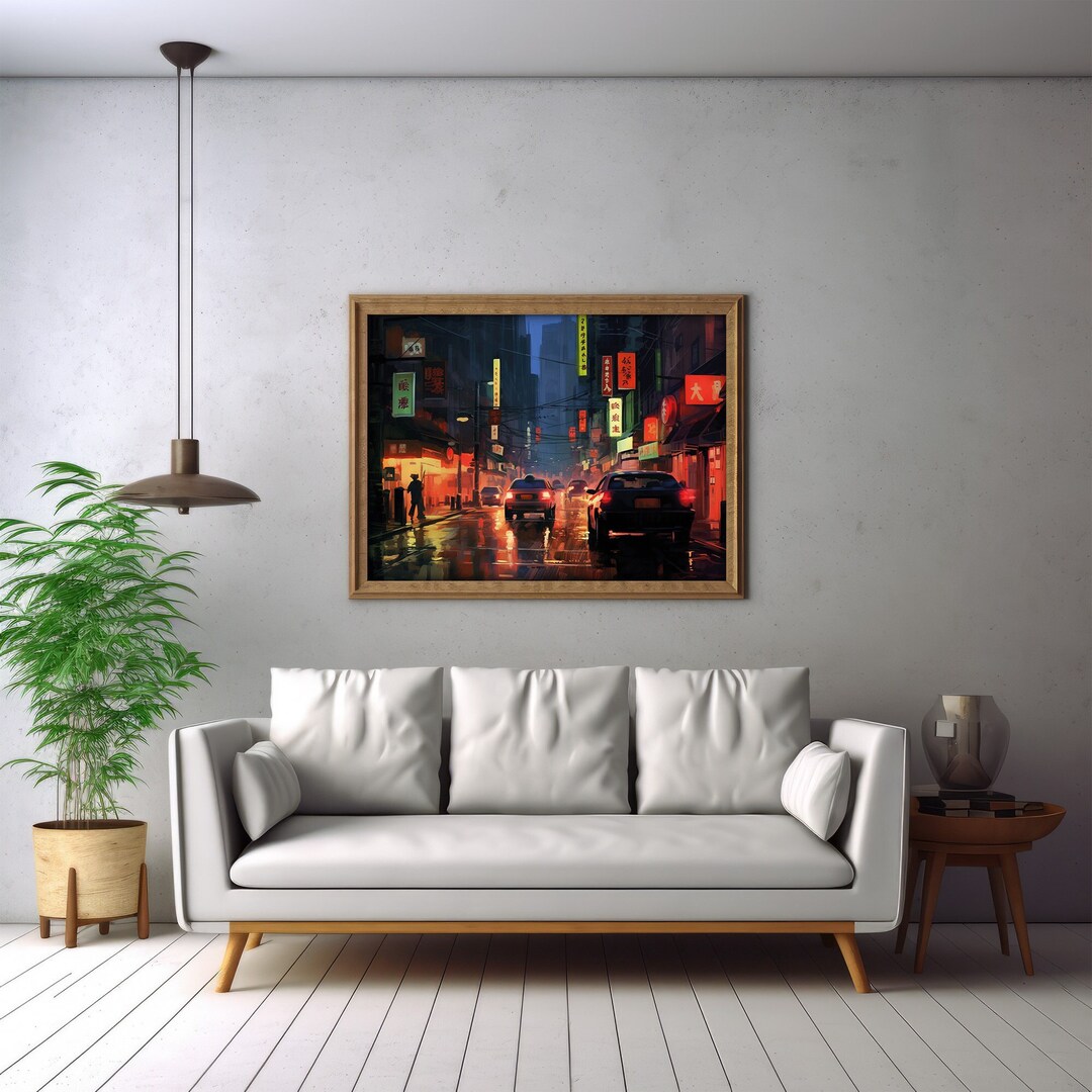Printable Tokyo Street Wall Art Tokyo Digital Download Poster Tokyo ...