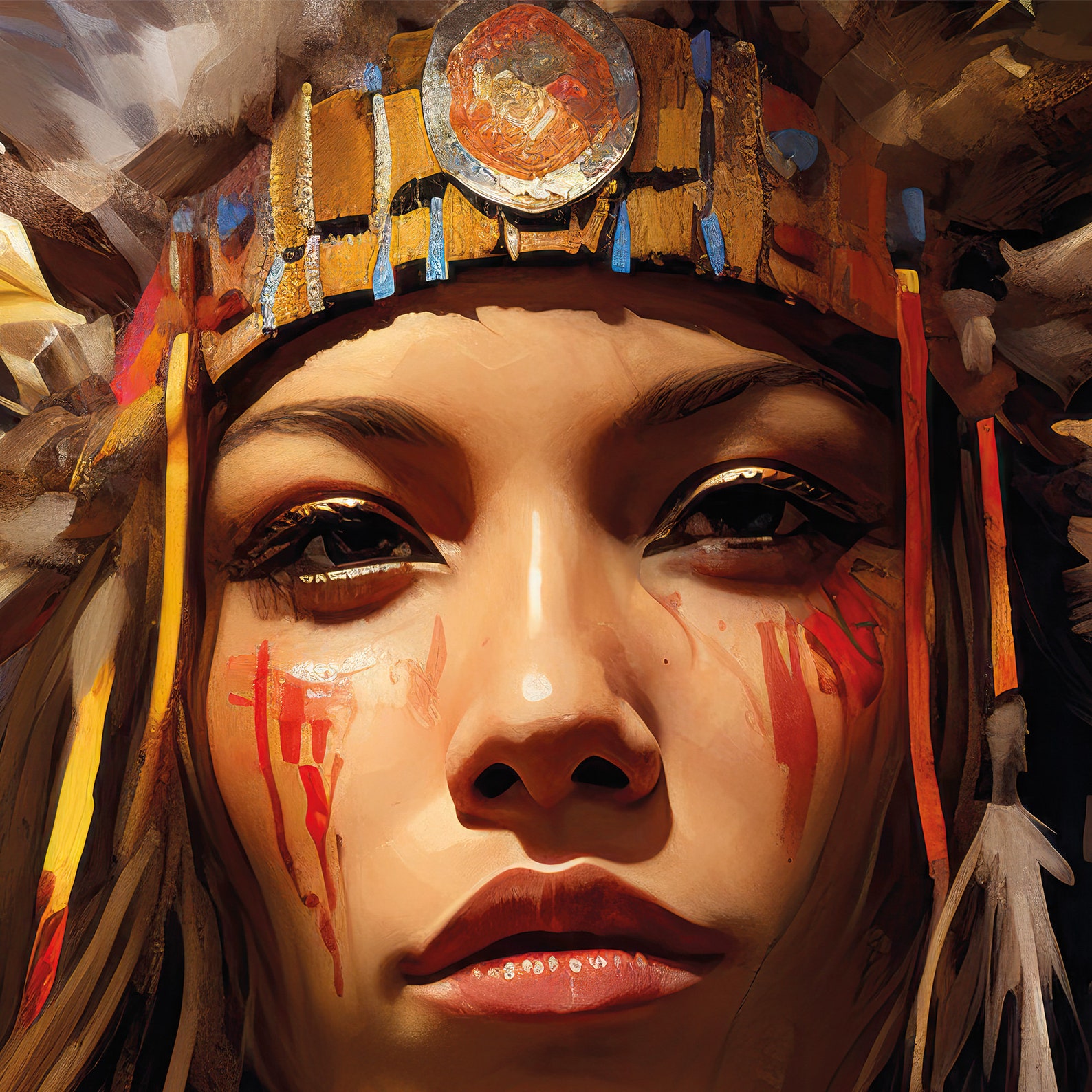 Printable Beautiful Native American Girl Poster Indian Girl - Etsy