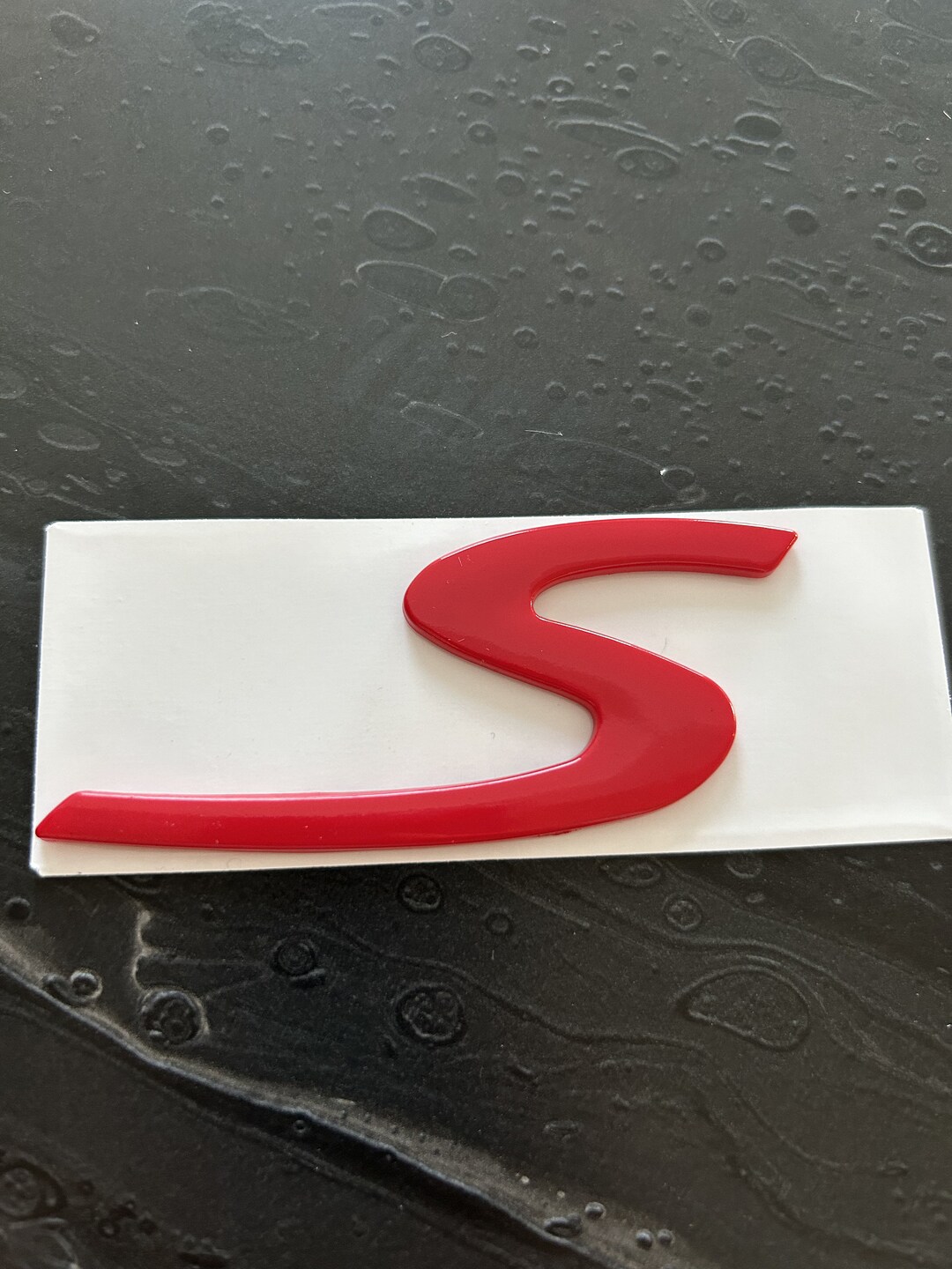 Red S Logo Badge Emblem Sticker for Porsche Macan 911 718 - Etsy