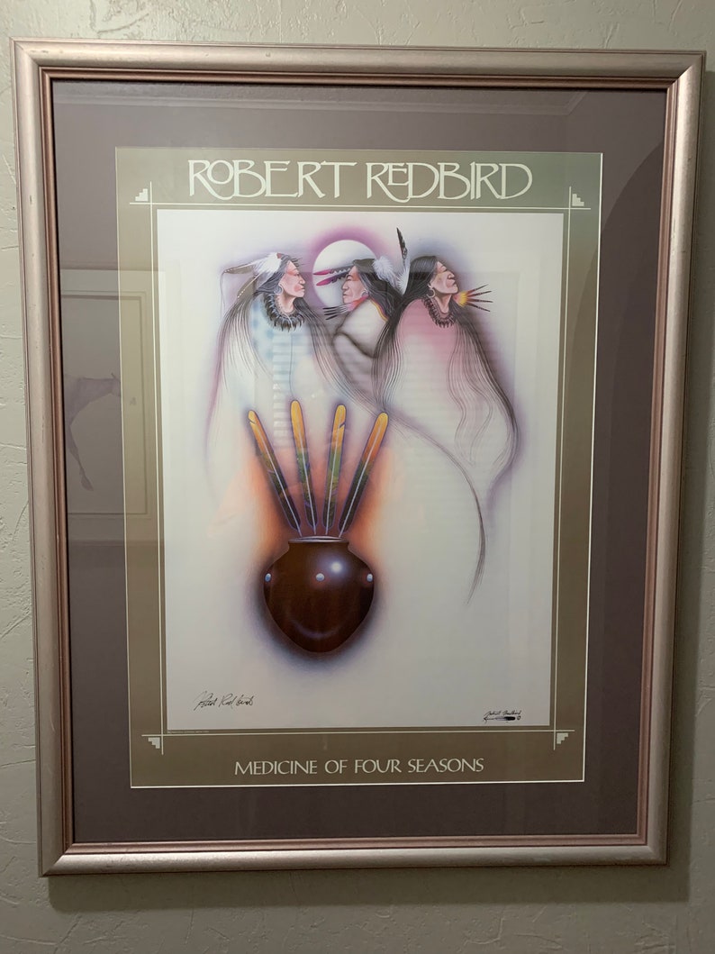 Robert Redbird Signed Poster Print - Etsy