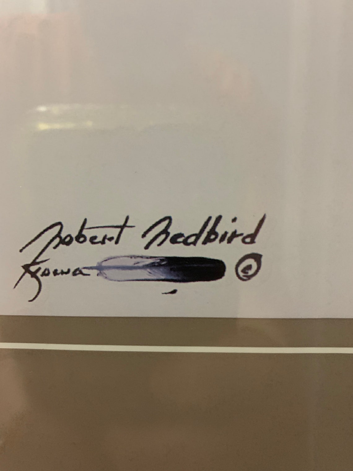 Robert Redbird Signed Poster Print - Etsy Canada