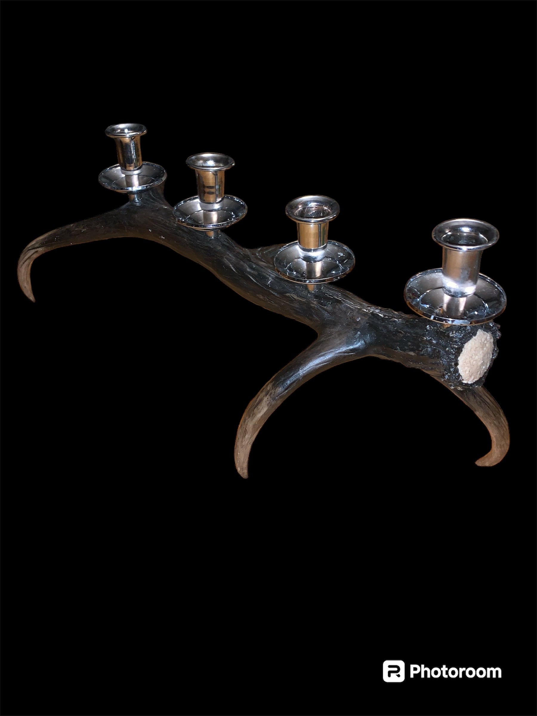 Pair of Artificial Stag/buck Horn Candelabras - Etsy