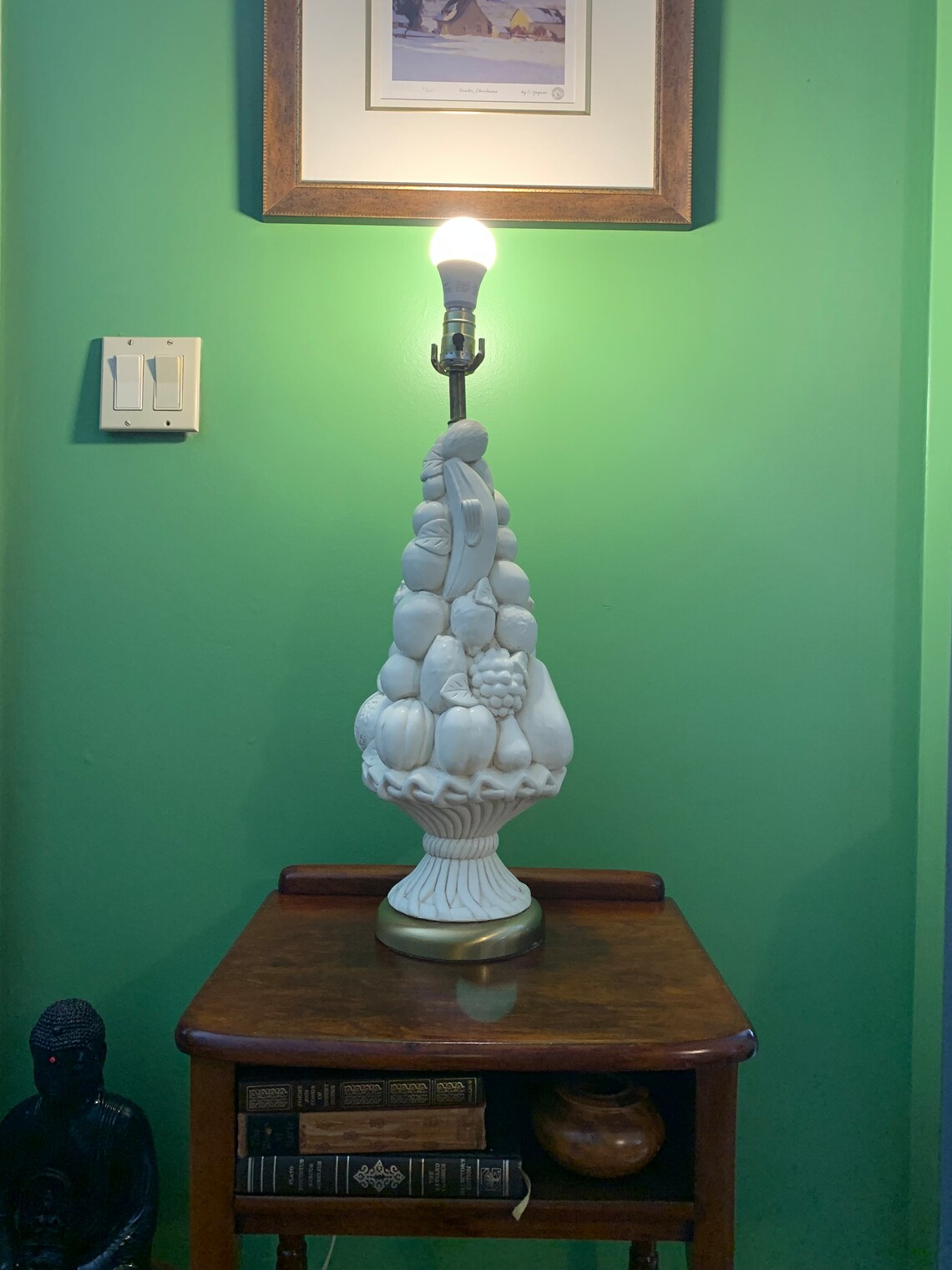 Vintage Mid Century Italian Fruit Lamp - Etsy