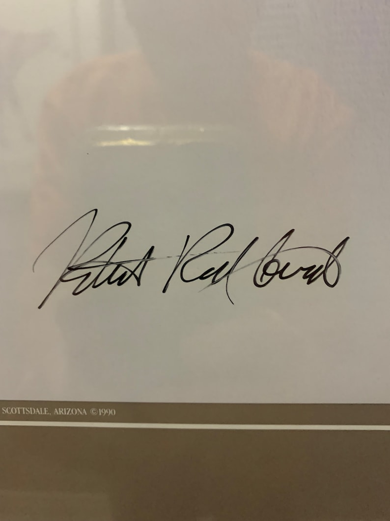Robert Redbird Signed Poster Print - Etsy