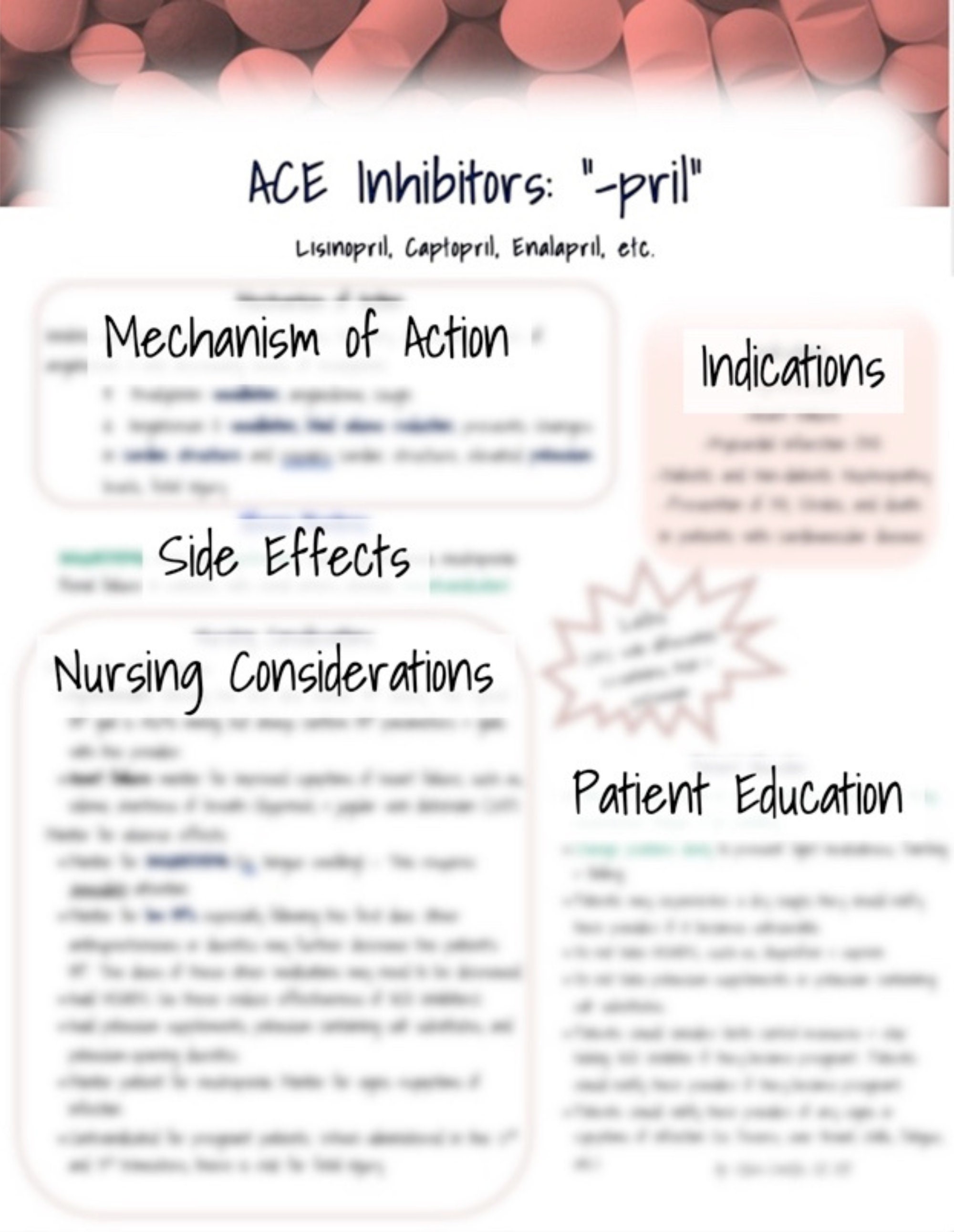 Cardiac Pharmacology Nursing School Study Guide, Pharmacology Study ...