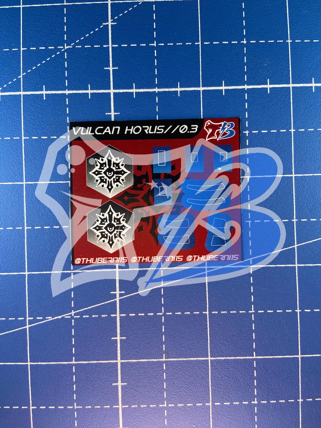 Beyblade Vulcan Horogium Sticker Sheet//beyblade Metal Custom - Etsy