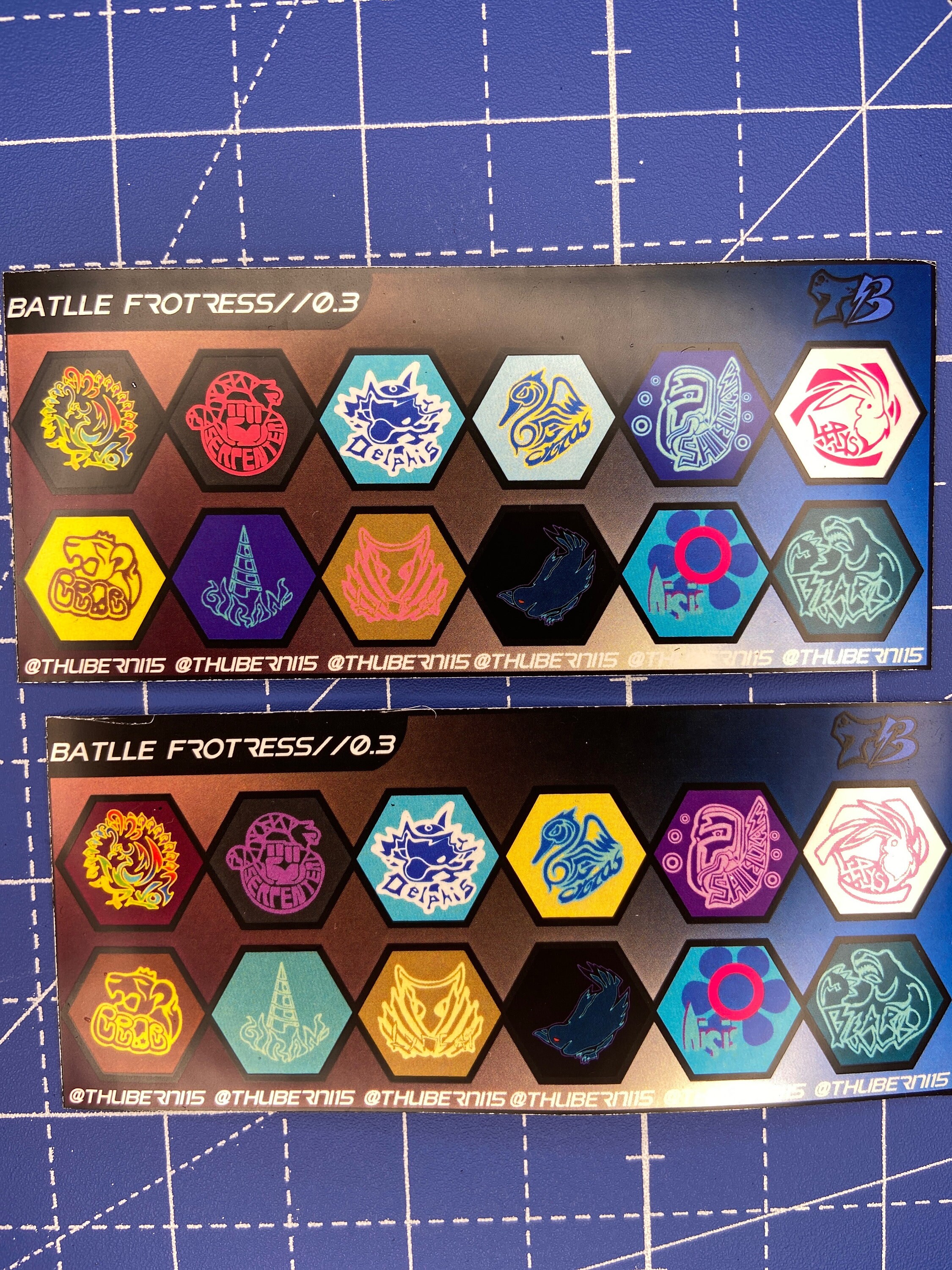 Beyblade Wii Unreleased Sticker Sheet//beyblade Metal Custom - Etsy