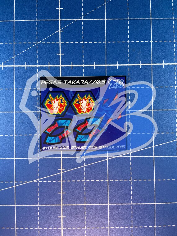 Beyblade Storm Pegasus Stickers