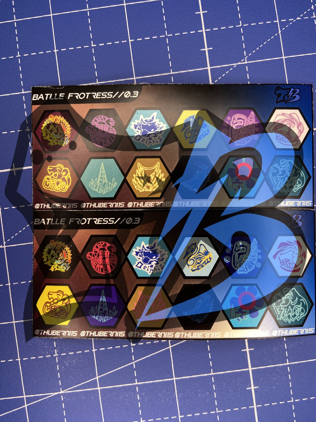 Beyblade Wii Unreleased Sticker Sheet//beyblade Metal Custom - Etsy