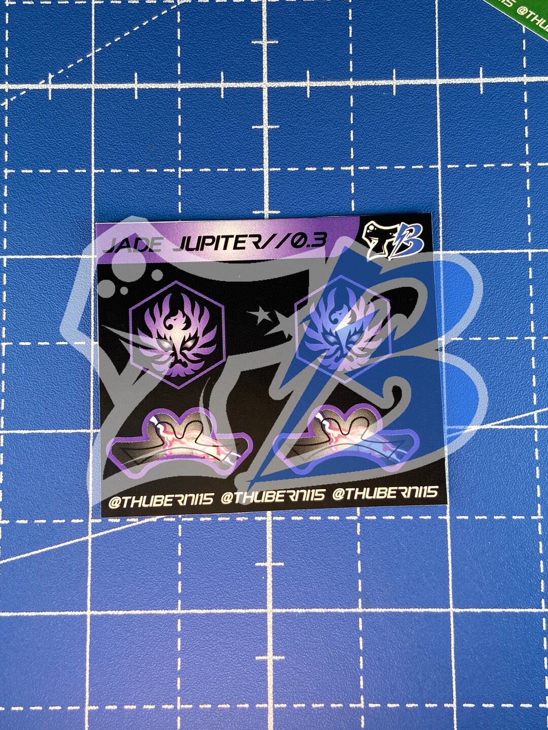 Beyblade Jade Jupiter Sticker Sheet//beyblade Metal Custom - Etsy